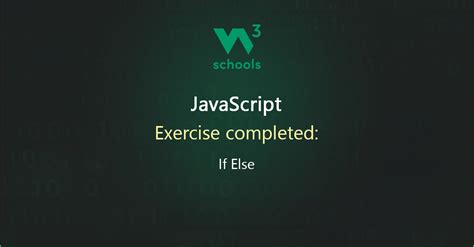 Completed Exercise JavaScript If Else