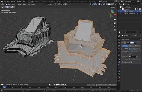 Creating Low Poly Models For Buildings Modeling Blender Artists Community