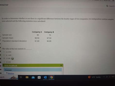 MINDTAP Search In Order To Determine Whether StudyX