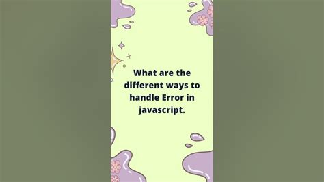📌3 Ways To Handle Errors In Javascript 🚀 Trycatch Promises And Async Await Shorts Js