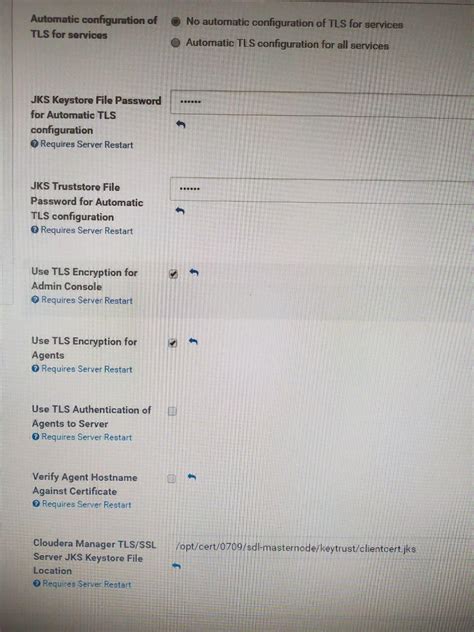 Solved Cloudera Agent Tls Configuration Cloudera Community 302795