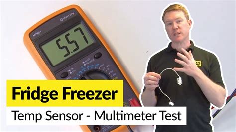 Fridge Temperature Sensor Replacement And Quick Multimeter Testing Youtube