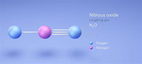 Nitric Oxide Molecular Structures Colorless Gas D Model Structural