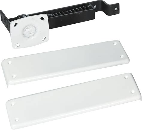 Deltana Dash95u26d Double Action Solid Brass Spring Hinge With Solid Brass Cover Plates