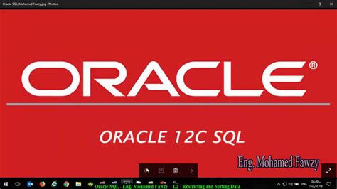 oracle sql 12c arabic l2 restricting and sorting data youtube