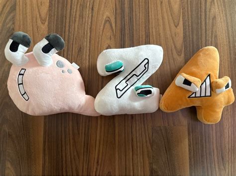Alphabet Number Lore Plushie Hobbies And Toys Toys And Games On Carousell