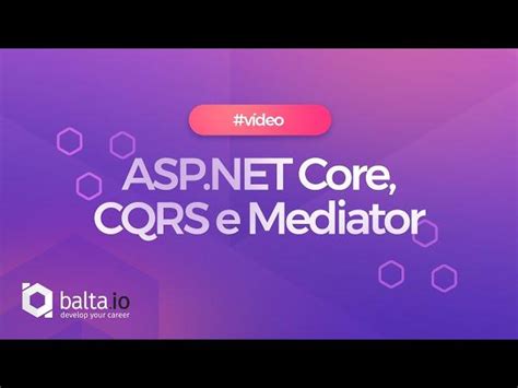Donisetti Cosma On Linkedin Aspnet Core Apis Cqrs E Mediator Por