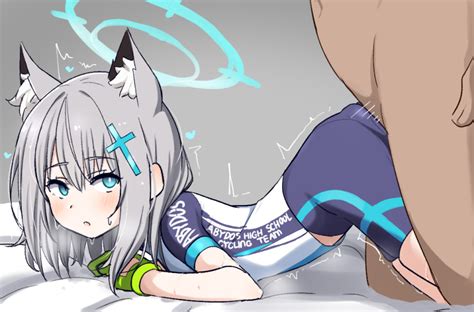 Rule 34 Blue Archive Cycling Uniform Sex Sex From Behind Shaking Shiroko Blue Archive