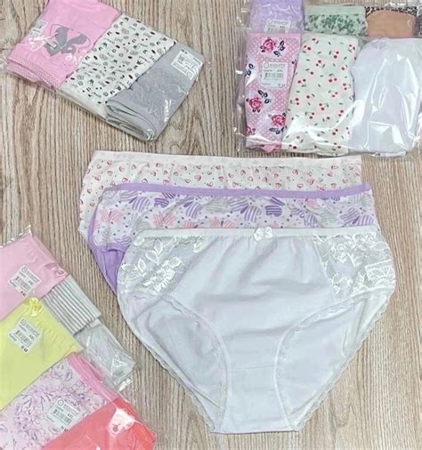 Для женщин набор трусов из 3 штук хлопок ТУРЦИЯ РАСПРОДАЖА ‼️ Без выбора В Шикарных