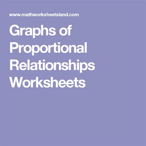 Interpreting Graphs Of Proportional Relationships Worksheets Printable And Enjoyable Learning