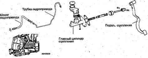 Привод сцепления - снятие, проверка и установка (Хендай Акцент 1 1994 ...
