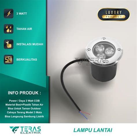 Jual Lampu Lantai Led Tanam Outdoor Watt Lampu Halaman Outdoor Kota Tangerang Teras