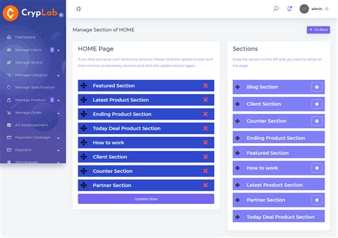 Cryplab Crypto Marketplace Platform By Viserlab Codecanyon