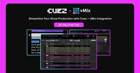 Cuez On Linkedin Vmix Automation Software Cuez Manage All Media In