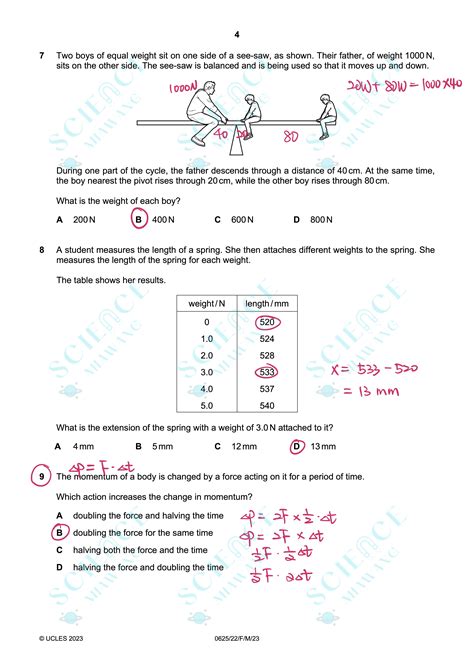 Igcse 2023 Feb Mar Paper 0625 Physics With Explained Answers R Igcse