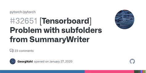 Tensorboard Problem With Subfolders From Summarywriter · Issue 32651