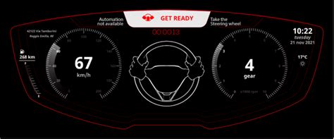 Visual Hmi For Imminent Take Over Request Download Scientific Diagram