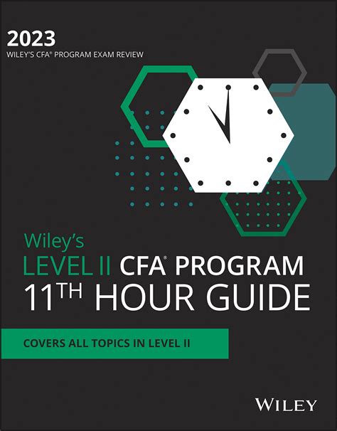 Wiley S Level II Cfa Program 11th Hour Final Review Guide 2023 ThePressFree