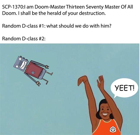 Scp 1370 Is So Pathetic Even The Researcher Cant Be Serious When Testing Him V R