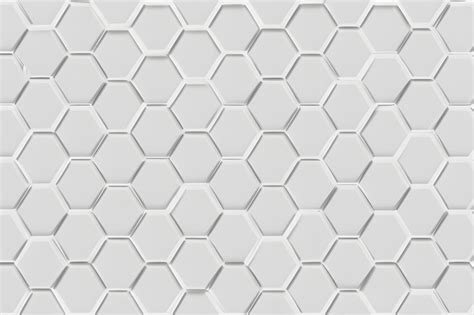 Premium Ai Image Seamless Hexagonal Pattern Background
