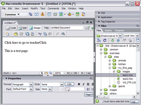 Dreamweaver Tutorial Learn How To Create A Web Page Or Website Dec
