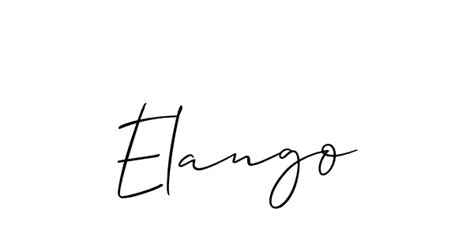 76 Elango Name Signature Style Ideas Good Digital Signature