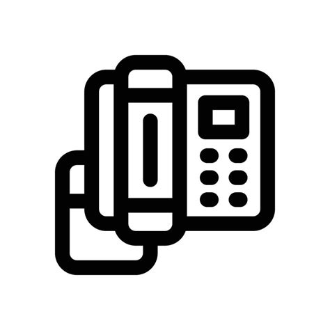 Telephone Line Icon Clean And Minimalist Icon For Websites And Mobile Apps 59329414 Vector Art