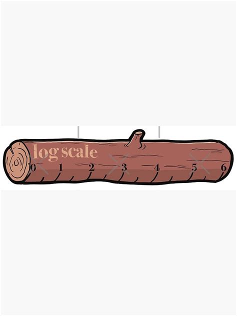 Log Scale For Log Transformation Poster For Sale By Trailmixart