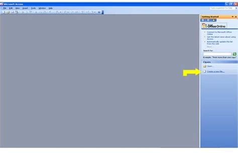 creating tables in microsoft access 2003