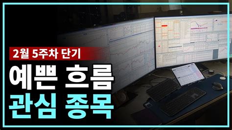 개별 종목 장세 예쁜 차트 단기 관심종목 Youtube