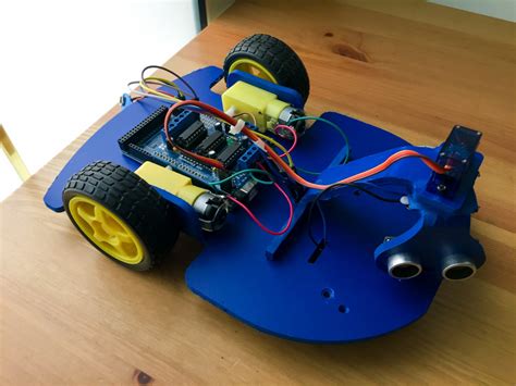 Obstacle Avoiding Robot Using Ultrasonic Sensor 8 Steps With