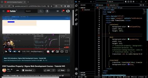 Learn About Css Transitions With Codewithharry Priyanshi Khandelwal Posted On The Topic