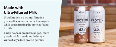 Slate Milk Ultra Protein Shake Vanilla 42g Protein