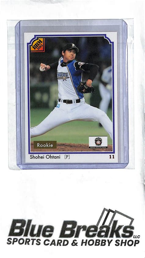 Shohei Ohtani 037 2013 Bbm Rookie Japanese Baseball Fighters