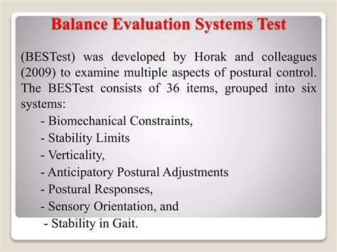 Assessment Of Balance Pptx