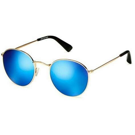 Limited Edition Red Mirror Flip Up Lens Round Circle Django Sunglasses