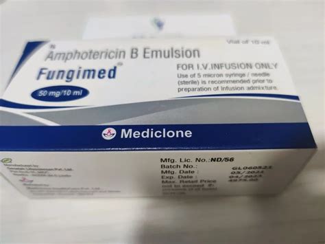 Fungimed Emulsion B Amphotericin B At ₹ 3000 Vial Amphotericin B
