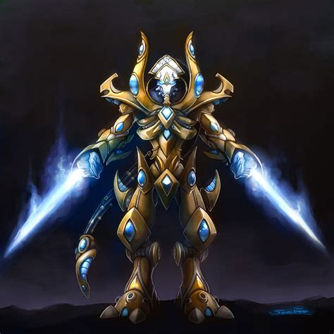 Protoss Zealot Concept Art Starcraft Ii Wings Of Liberty Art Gallery
