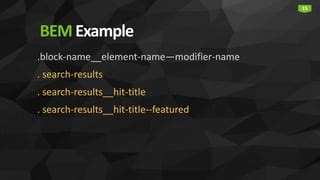 Css Naming Conventions PPT