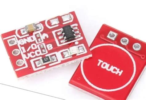 Kapacitivni Touch Switch Button 4 Moda Self Lock Module 5kom Ttp223
