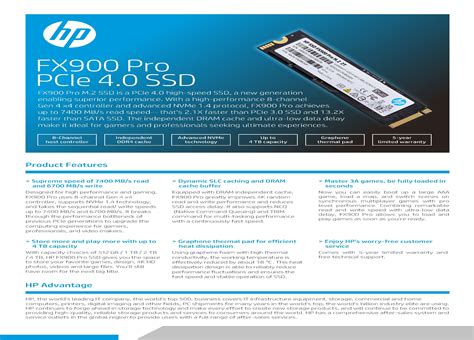 Hp Fx Pro Pcie Gen M Nvme Ssd Solid State Drive With Dram Cache Gb Tb Tb Shopee