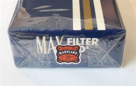 Max Filter 120s By Kent Vintage American Cigarette Pack Cigarette