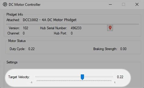 DC Motor And Controller Guide Phidgets Support