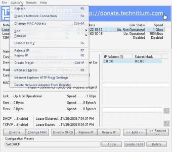 Technitium MAC Address Changer Download Free TMAC EXE