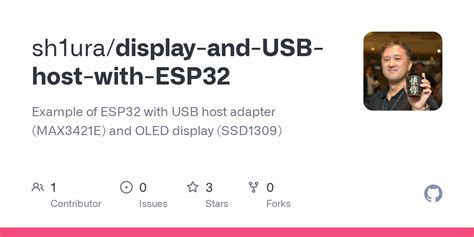 GitHub Sh1ura Display And USB Host With ESP32 Example Of ESP32 With