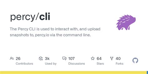 GitHub Percy Cli The Percy CLI Is Used To Interact With And Upload