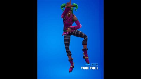 Pickaxe Take The L Fortnite رقصة تيك ذا ال بيكاكس فورت نايت
