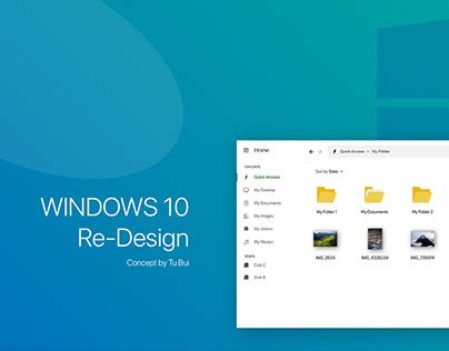 Windows 10 Redesign Projects Photos Videos Logos Illustrations And Branding Behance