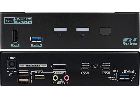 Port USB C KVM Switch For Mobile Devices Android Tablet IPhone IPad And Type C Laptop