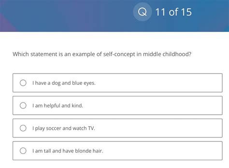 Self Concept Examples